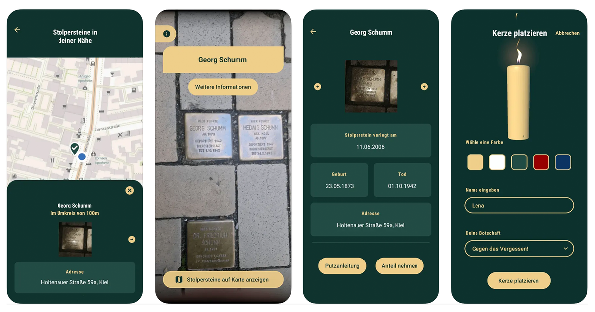Schleswig-Holstein startet App für Stolpersteine | evangelisch.de
