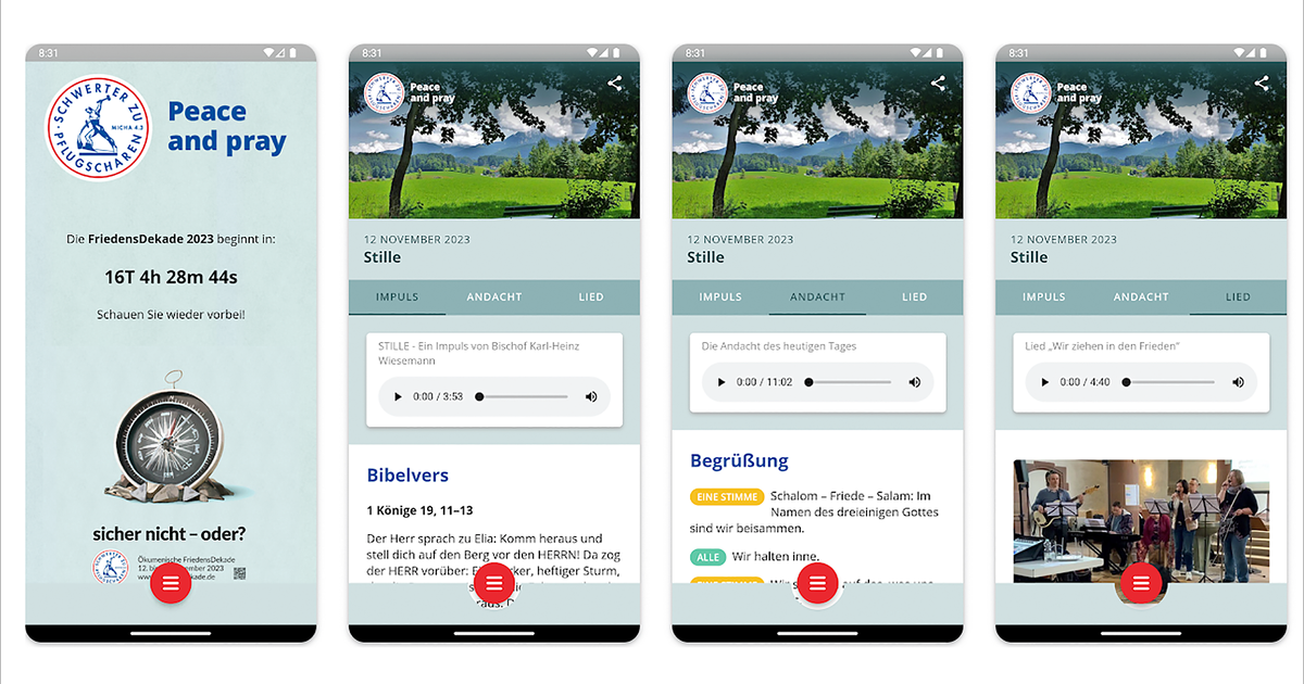 App "Peace & Pray" will Frieden verbreiten | evangelisch.de