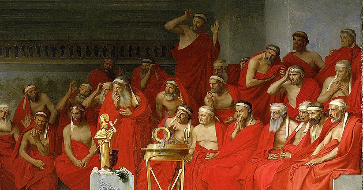 Jean-Léon Gérôme: "Phryne vor den Richtern" (1861) | chrismon