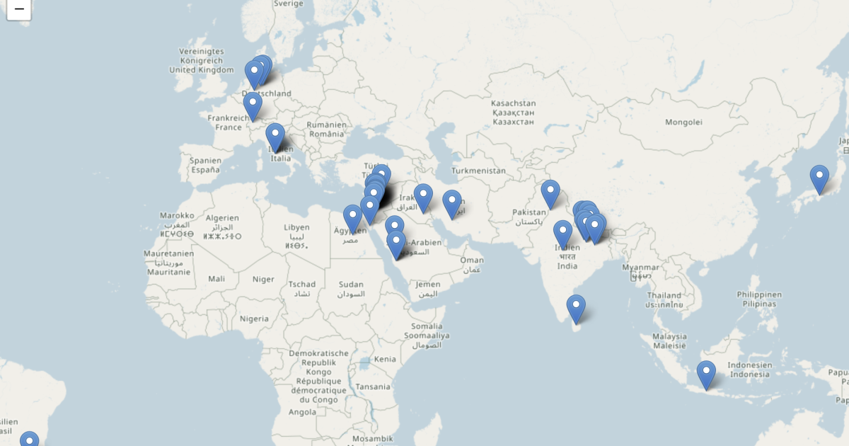 Religionen auf der Weltkarte entdecken | Religionen Entdecken