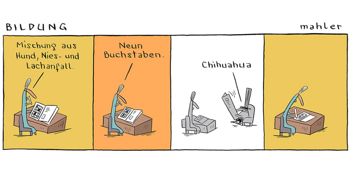 Cartoon von Nicolas Mahler "Bildung" | chrismon