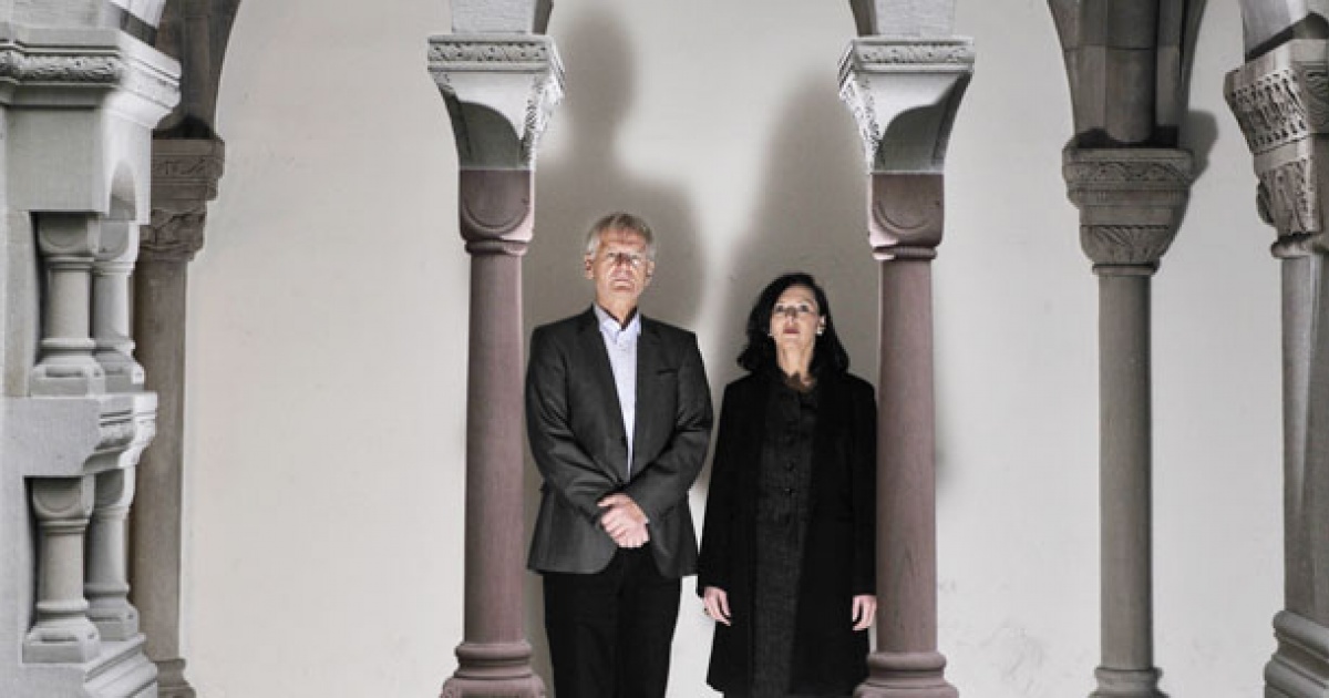 Forensikerin Nahlah Saimeh und Theologe Ingolf U. Dalferth | chrismon