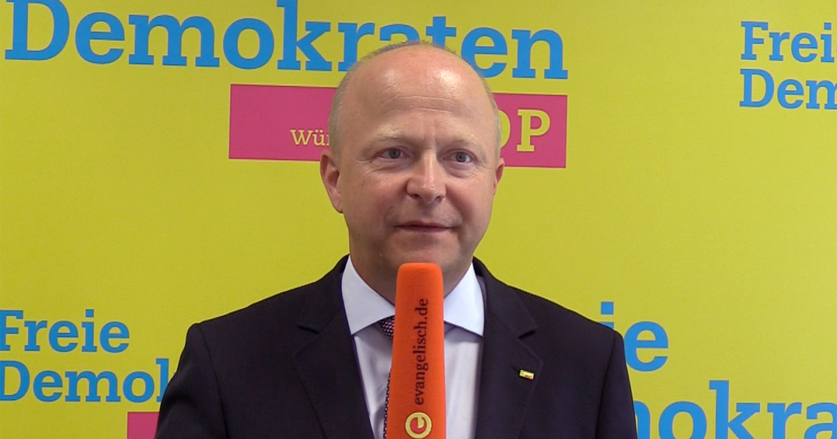 Michael Theurer (FDP): "Reformation bedeutet für mich..." | evangelisch.de