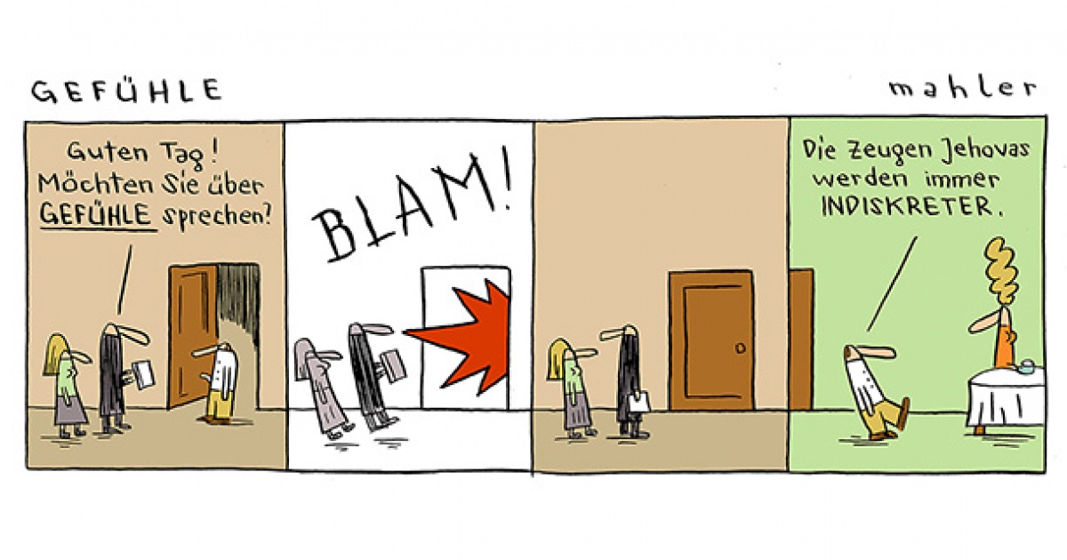 Cartoon von Nicolas Mahler "Gefühle" | chrismon